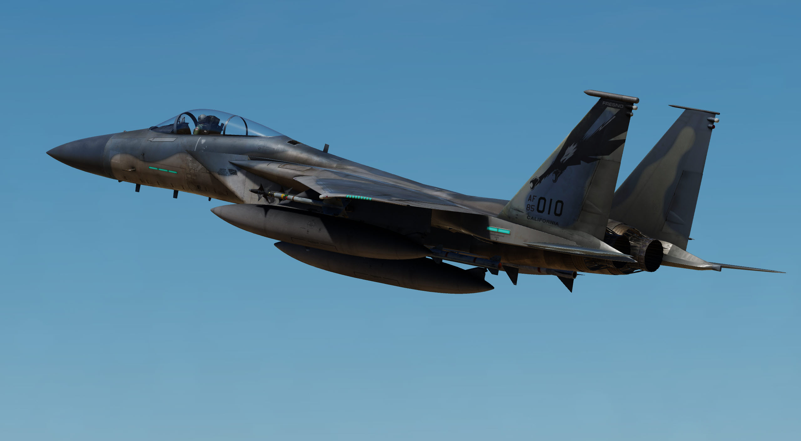 F-15C MSIP 144th Fighter Squadron Team FRESNO